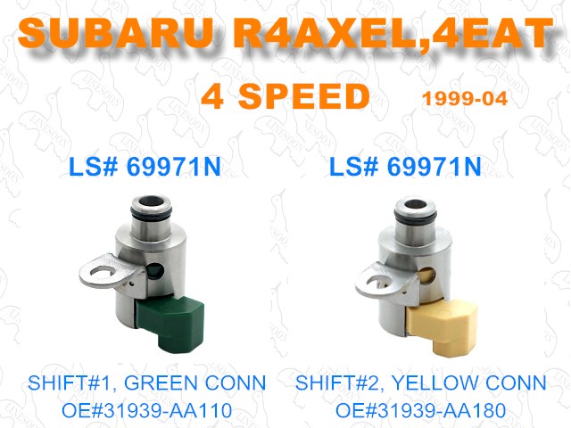 ROLLOUT- SOLENOID- SUBARU R4AXEL,4EAT - LINESOON